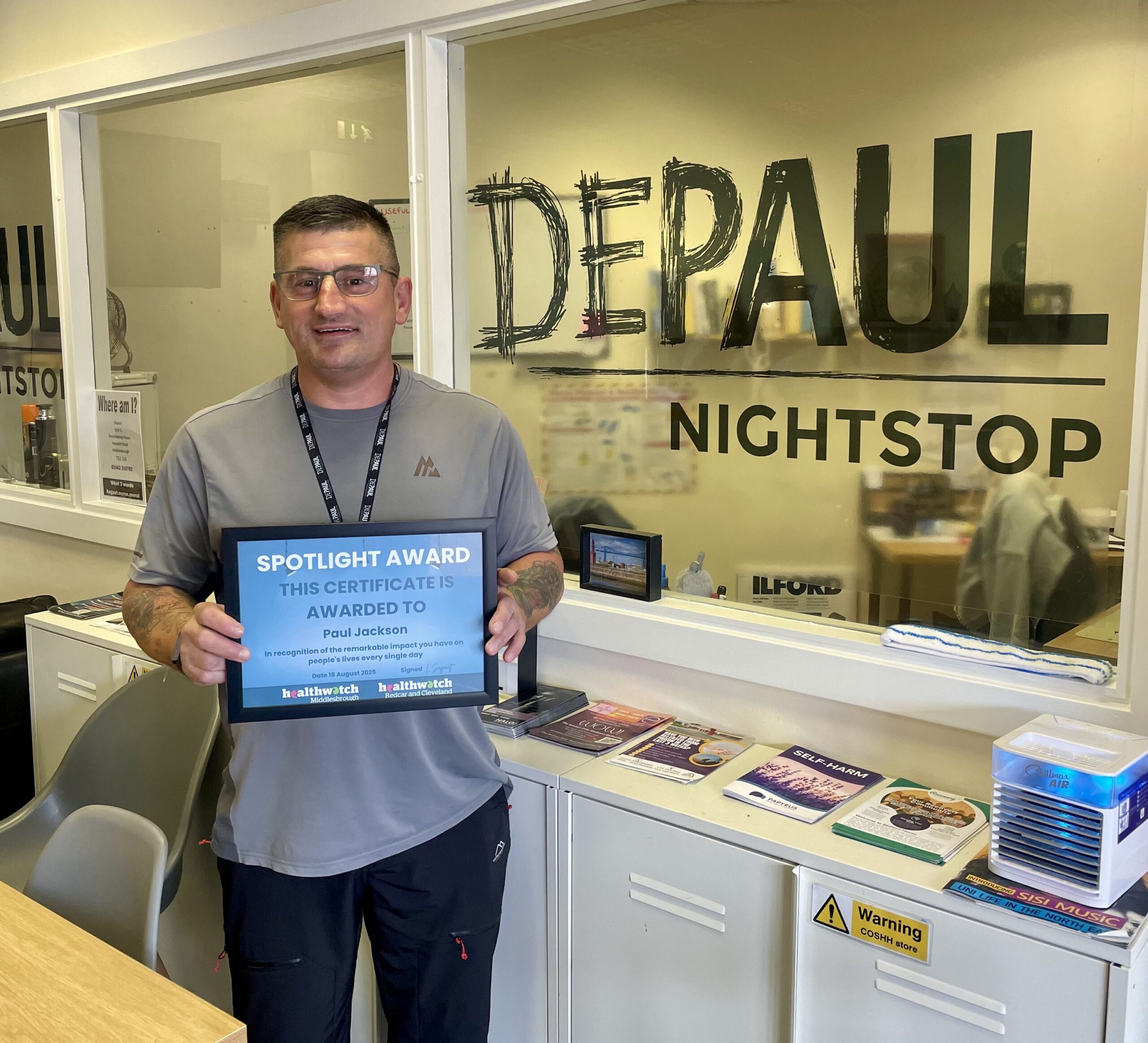 Housing manager awarded for services to homelessness - Depaul UK